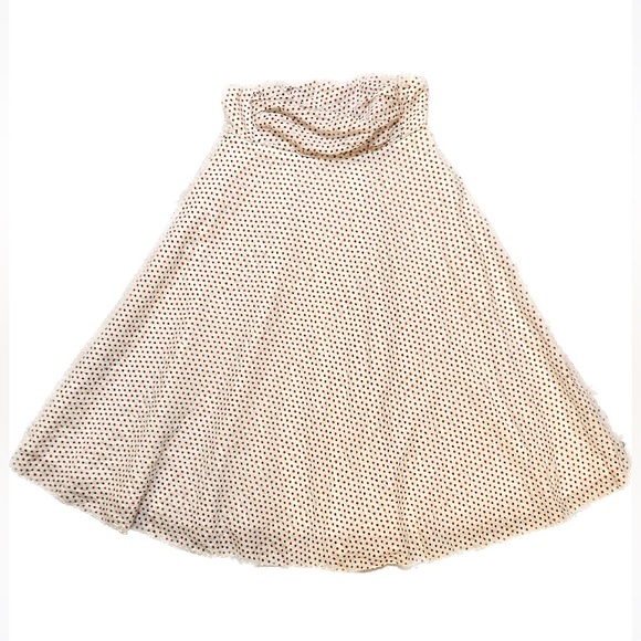 J. Crew | Dresses | C2 J Crew Tube Dress Polka Dot Red Blue Mini Ivory ...